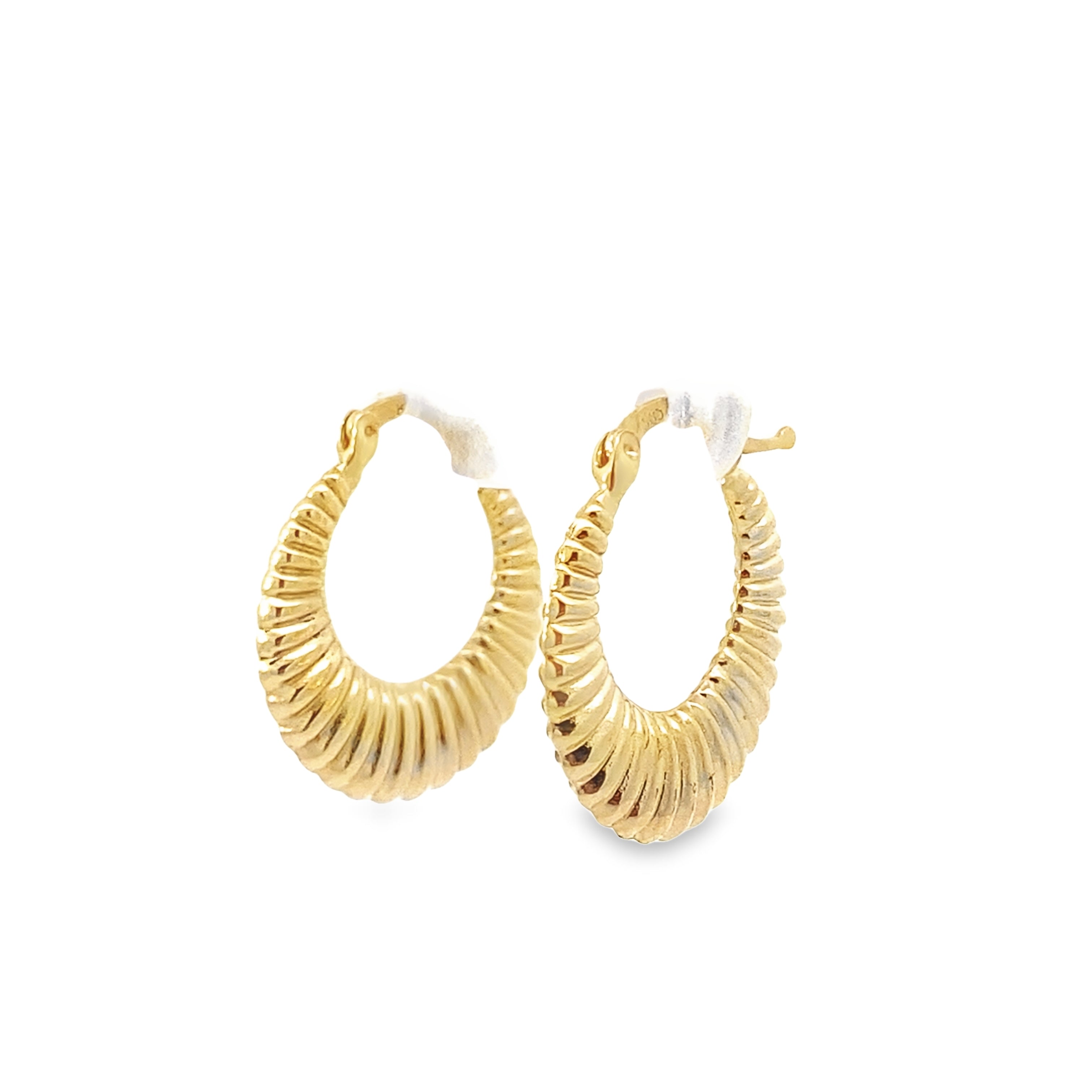 14K Yellow Gold Small Hoop Earrings 0.7Dwt – Five Star Jewelers